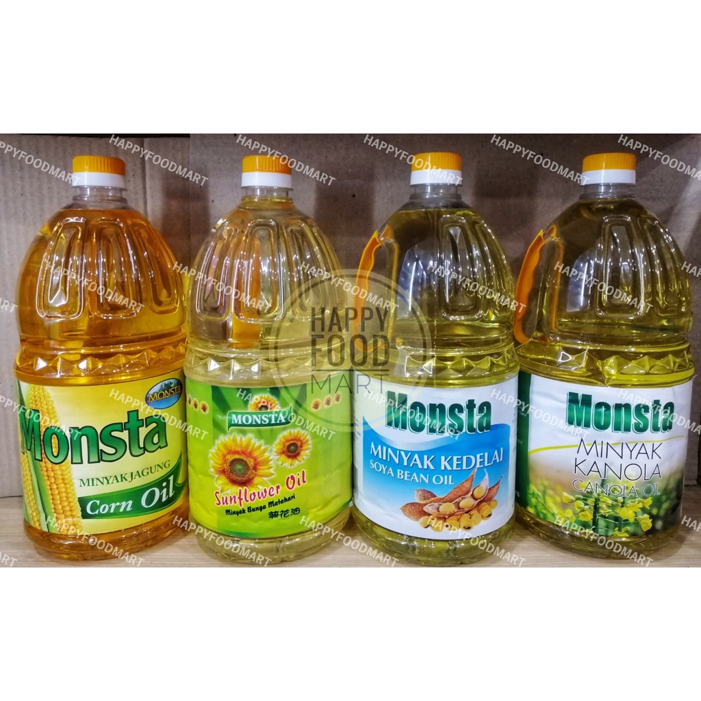 Jual [DISKON] MONSTA MINYAK SEHAT 2 LITER/CORN OIL/SUNFLOWER OIL/CANOLA ...