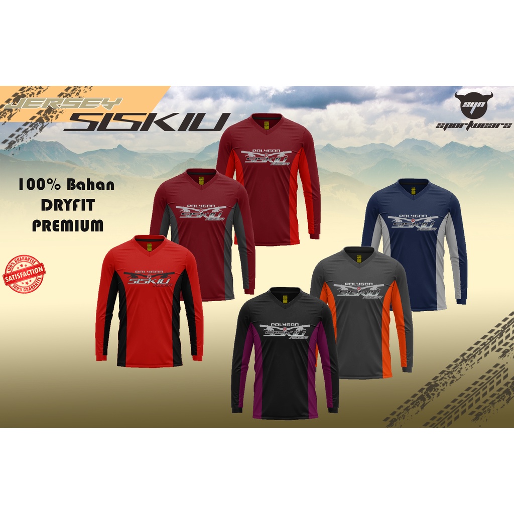 Jual JERSEY MTB SISKIU BAHAN DRYFIT | Shopee Indonesia