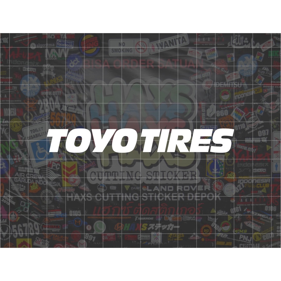 Jual Cutting Sticker Toyo Tires Ukuran 10 cm Untuk Motor Mobil | Shopee ...