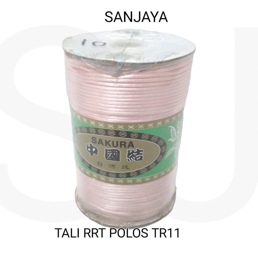 Jual [1 Roll] Tali Satin / Tali Cina / Tali Simpul 2mm / Tali Kalung ...