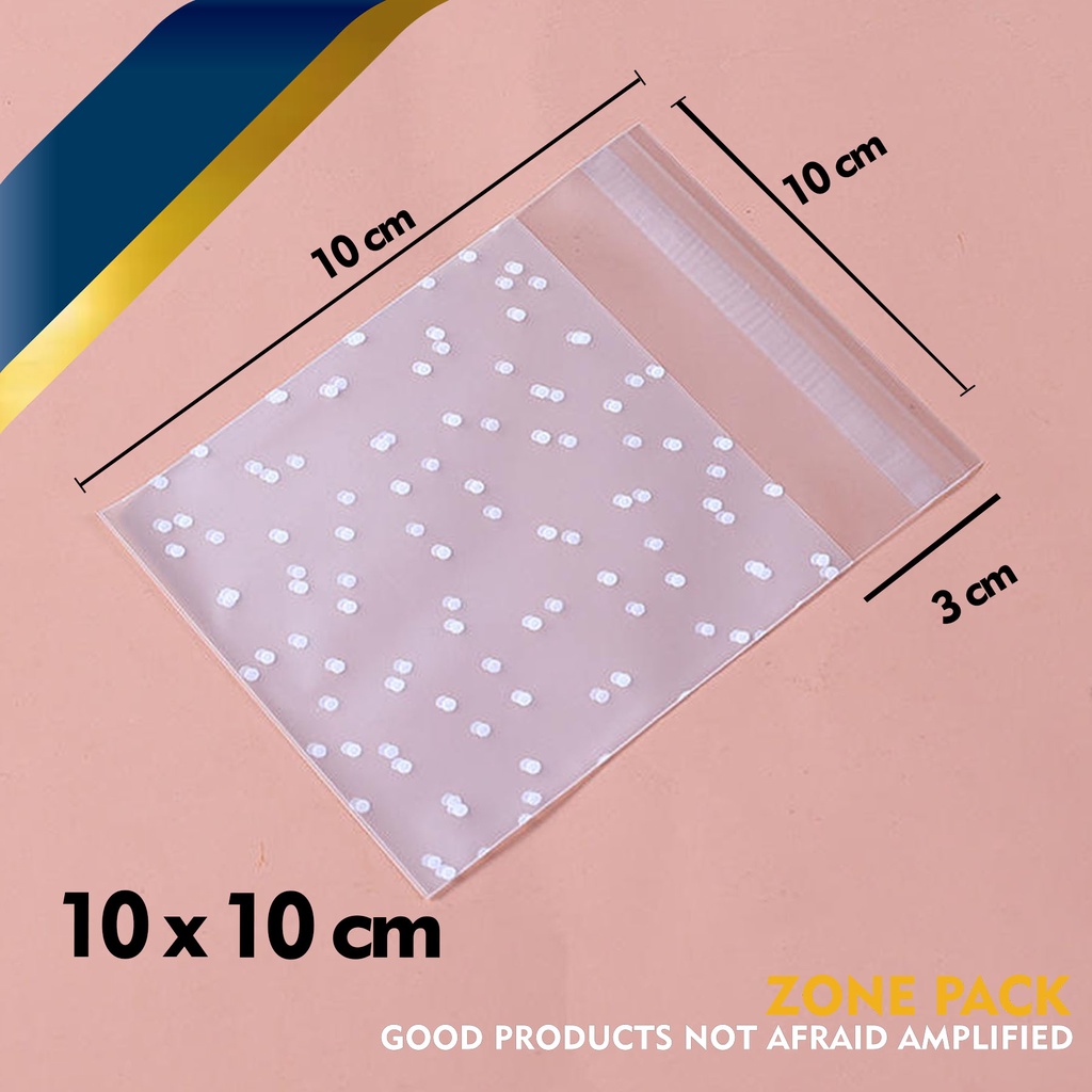 Jual [1 PCS] Plastik Cookies Polkadot | Plastik OPP Polkadot Doff ...