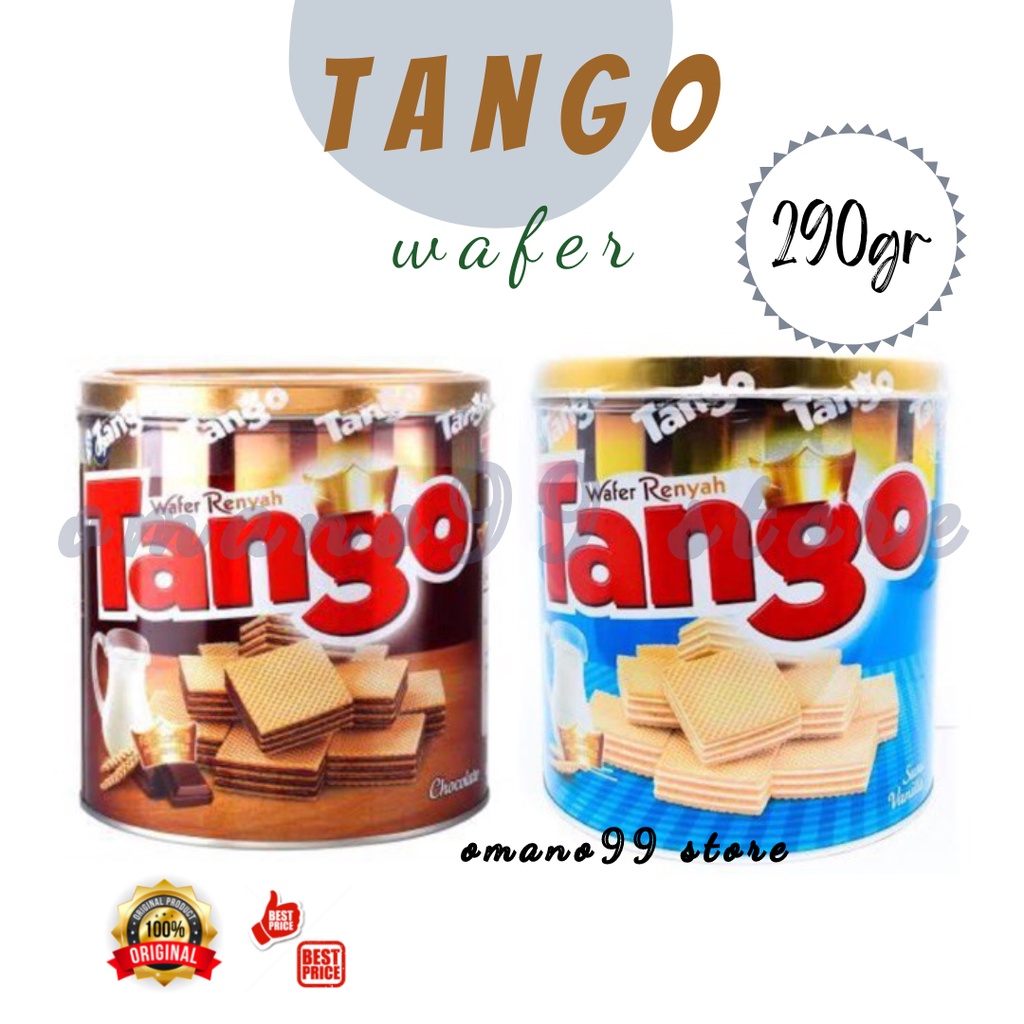 Jual Tango Wafer Chocolate / Vanilla Kaleng 240 Gram | Shopee Indonesia