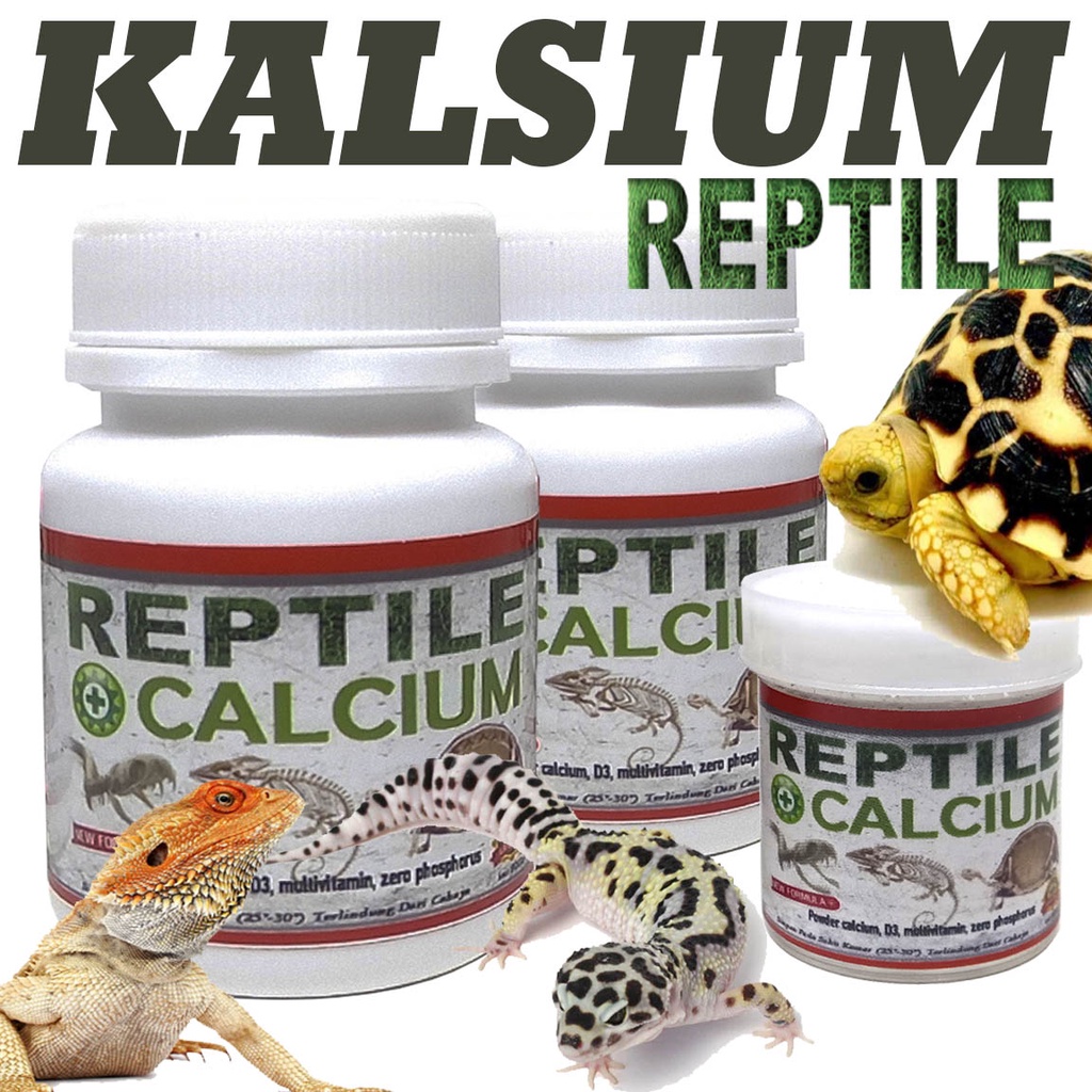 Jual Reptile calcium multi vitamin kalsium memperkuat dan mengoati ...