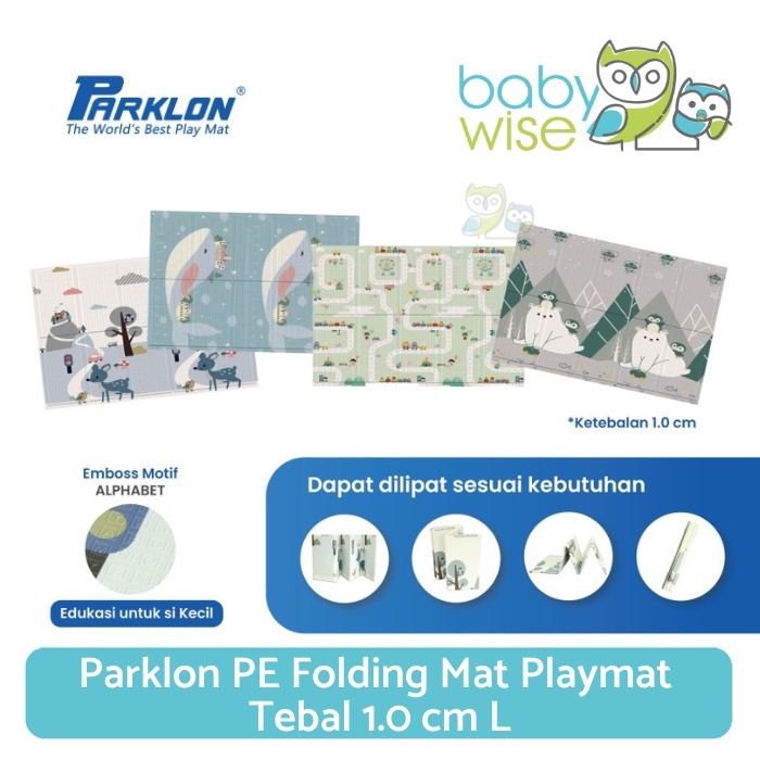Jual Parklon PE Folding Mat Playmat Tebal 1.0 cm L - Matras Karpet ...