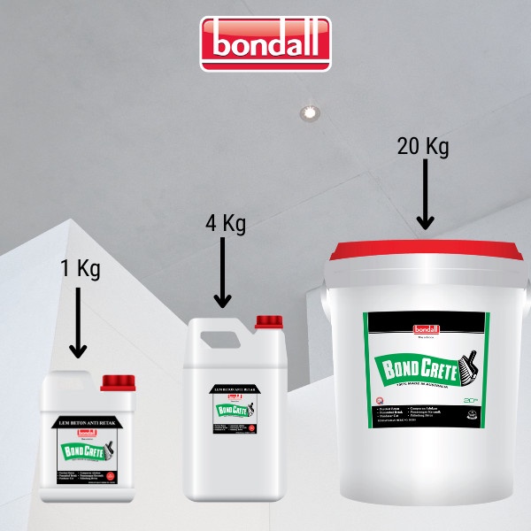 Jual Bondall Bondcrete Super Lem Beton dan Sealer 1 kg | Shopee Indonesia