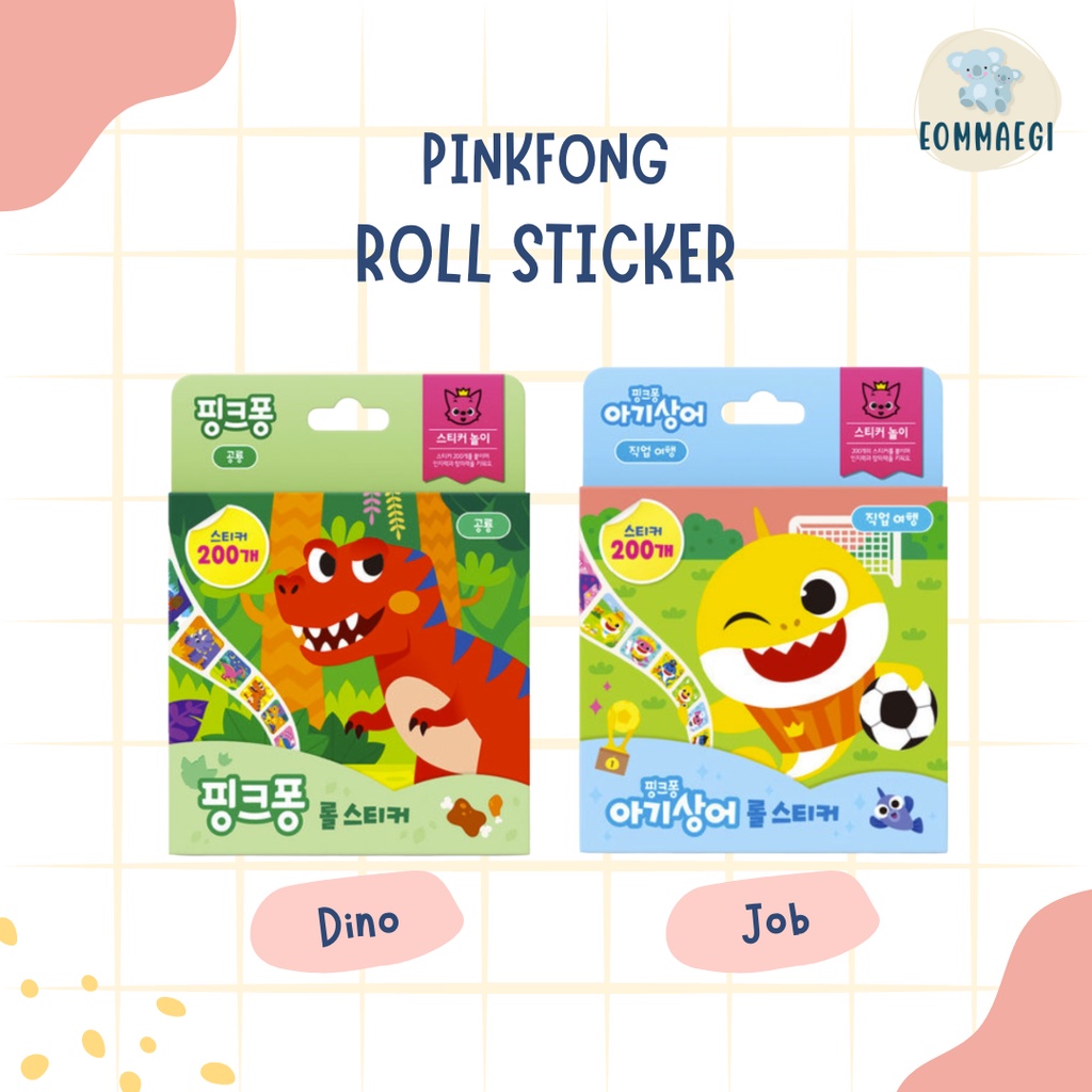 Jual Pinkfong Roll Sticker | Shopee Indonesia