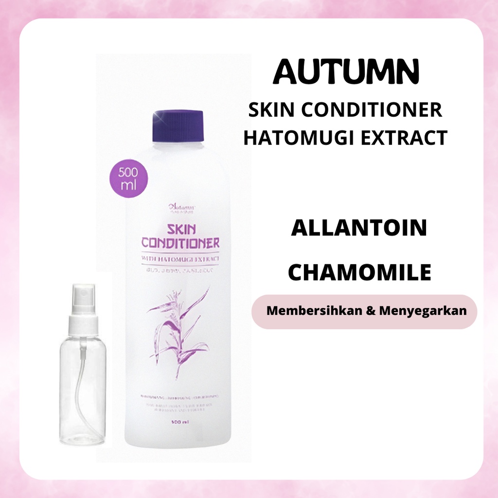 Jual Autumn Skin Conditioner With Hatomugi Extract 500ml | Shopee Indonesia