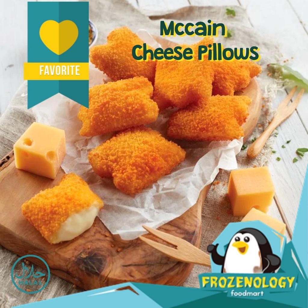 Jual McCain Cheese Pillow Crispy Melty Cheesy with Gouda Cheese Bites ...