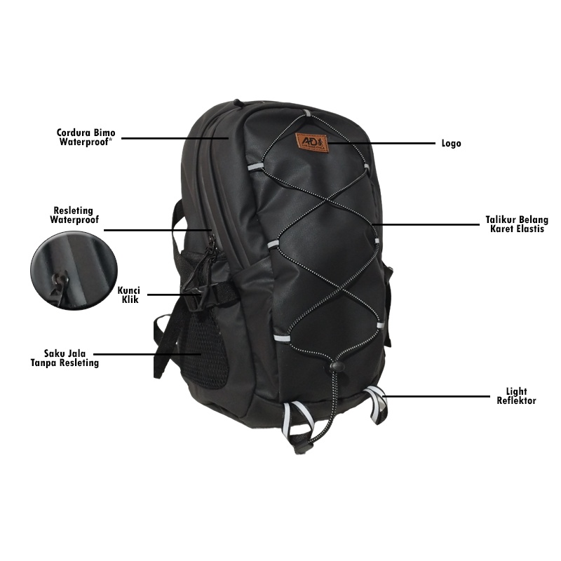 Jual Tas Ransel Waterproof Tas Hiking Travel Bag Backpack Tas Sekolah ...