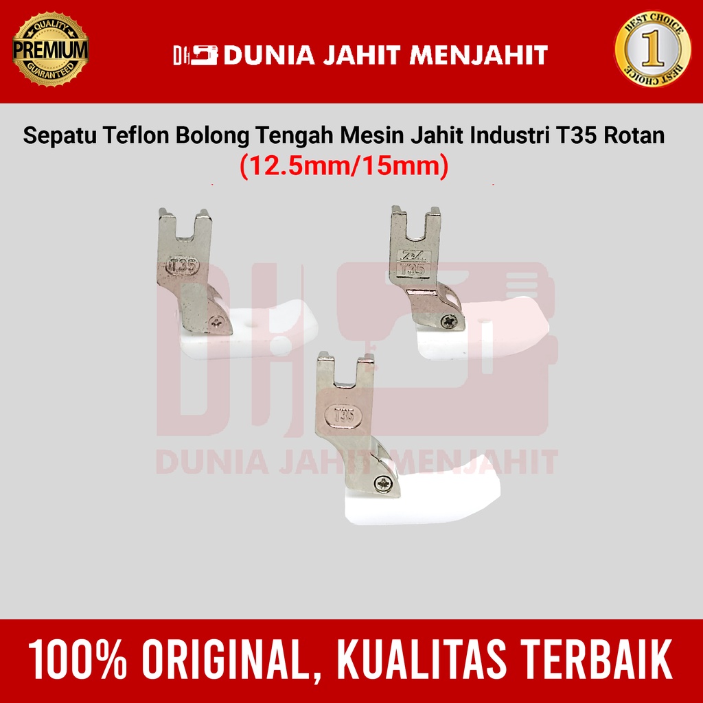 Jual Sepatu Teflon Bolong Tengah Mesin Jahit High Speed Industri T35 ...