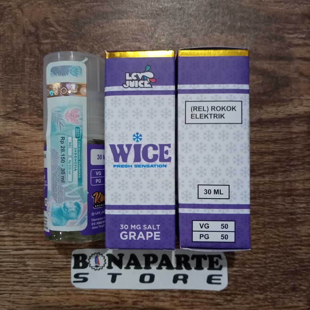 Jual LCV Wice Grape Salt Nic 30ML by LCV Juice Saltnic CUKAI 2023 | Shopee Indonesia