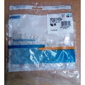 Jual Konektor RJ45 Amp Netconnect Connector rj45 Tyco 1 Bungkus isi ...