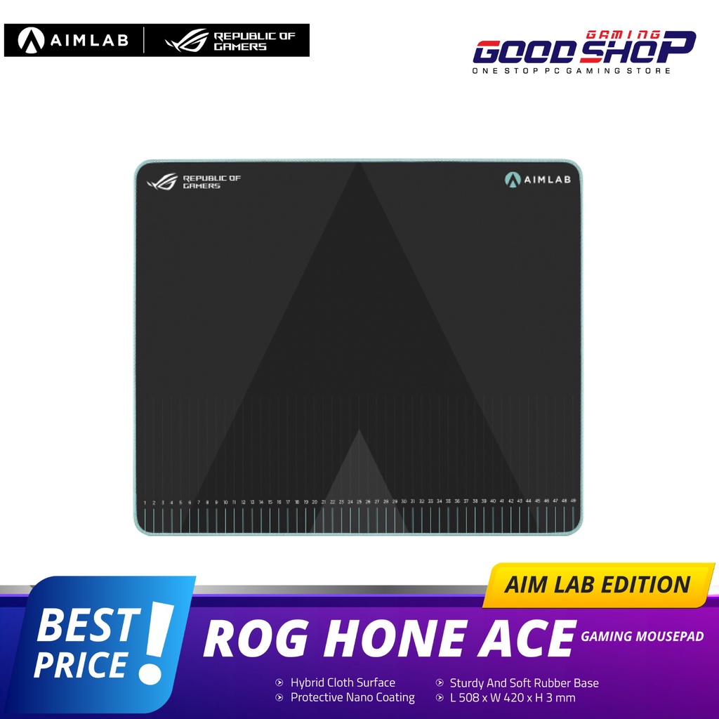Jual Asus ROG Hone Ace Aim Lab Edition - Gaming Mousepad | Shopee Indonesia