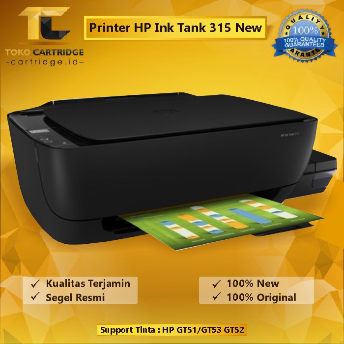 Jual Printer Ink Tank 315 All in One A4 Warna Cartridge M0H51AA MOH51AA ...