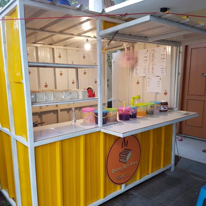 Jual LJ1 JUAL BOOTH CONTAINER/GEROBAK CONTAINER/GEROBAK CUSTOM | Shopee ...