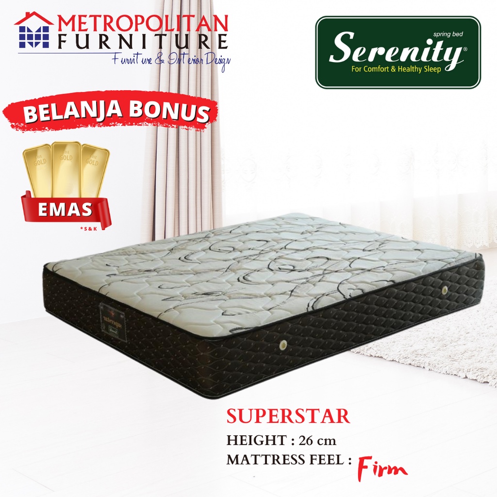 Jual Kasur Spring bed Elite Serenity Superstar Springbed Matras ...