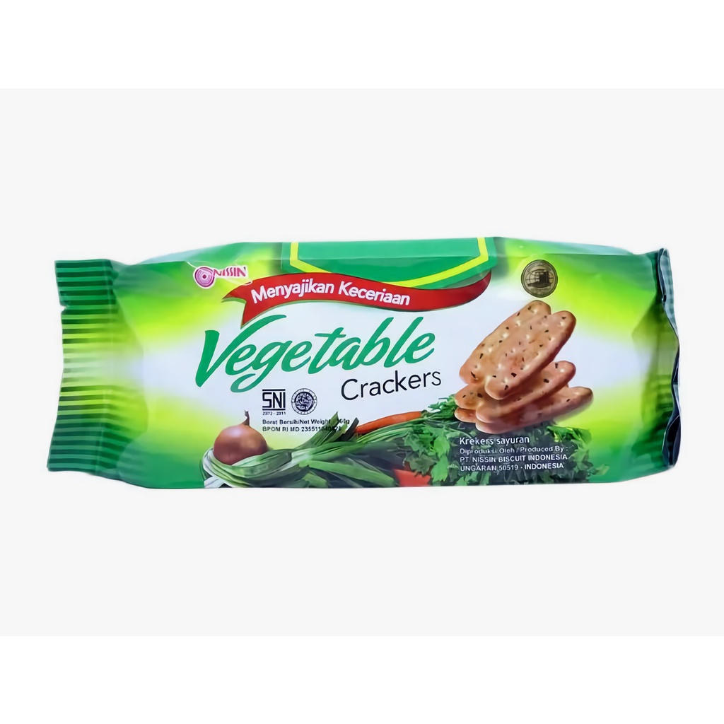 Jual BISKUIT SAYUR NISSIN VEGETABLE CRACKERS 160 GR | Shopee Indonesia