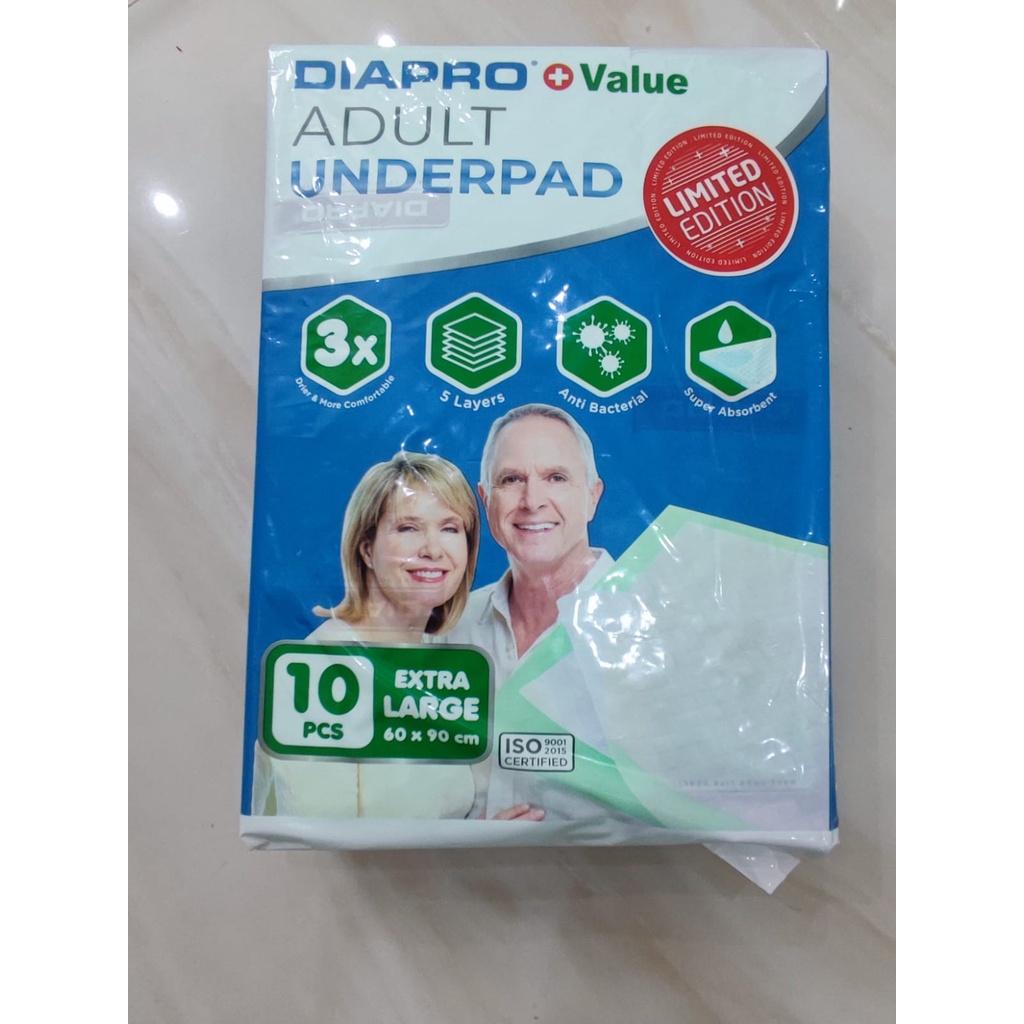 Jual UNDERPADKU DIAPRO VALUE + UNDERPAD NEO 60 X 90 cm | Shopee Indonesia