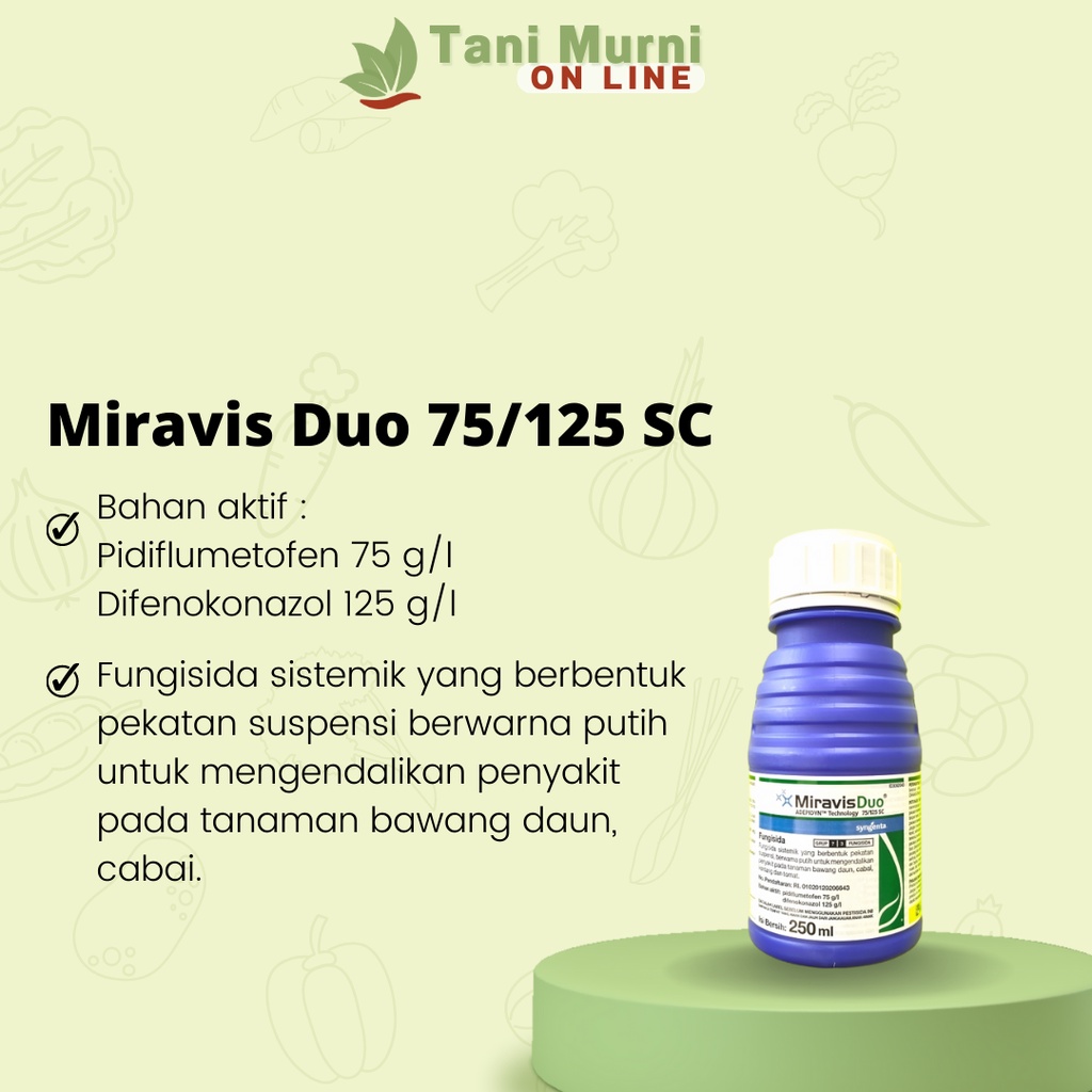 Jual Fungisida Miravis Duo 75/125 SC 250 ml | Shopee Indonesia