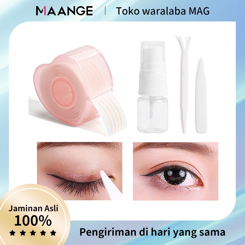 Jual MAANGE Double Eyelid Sticker Invisible Lace Clear Water Eyelid ...
