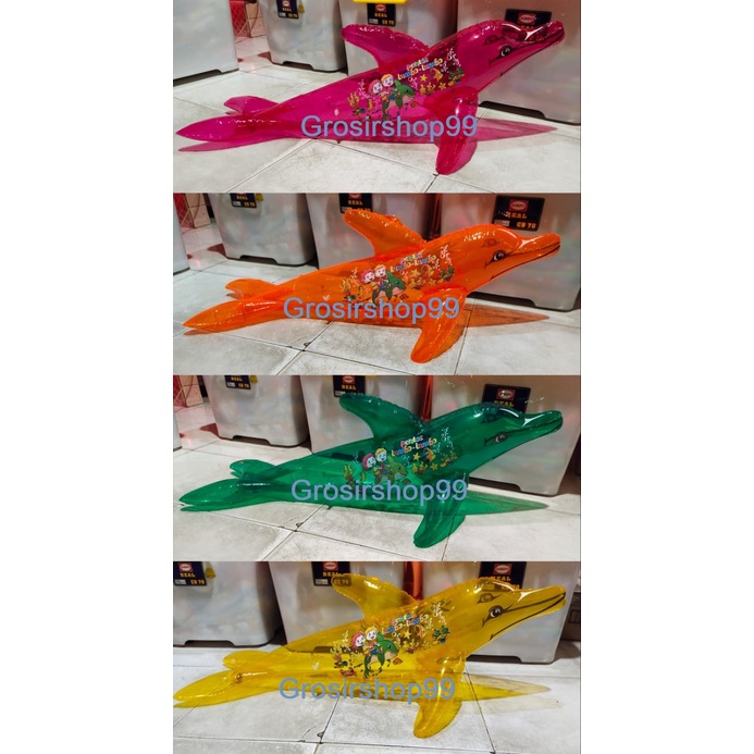 Jual Boneka Mainan Balon Tiup Model Lumba - lumba / Dolphin Bahan PVC ...