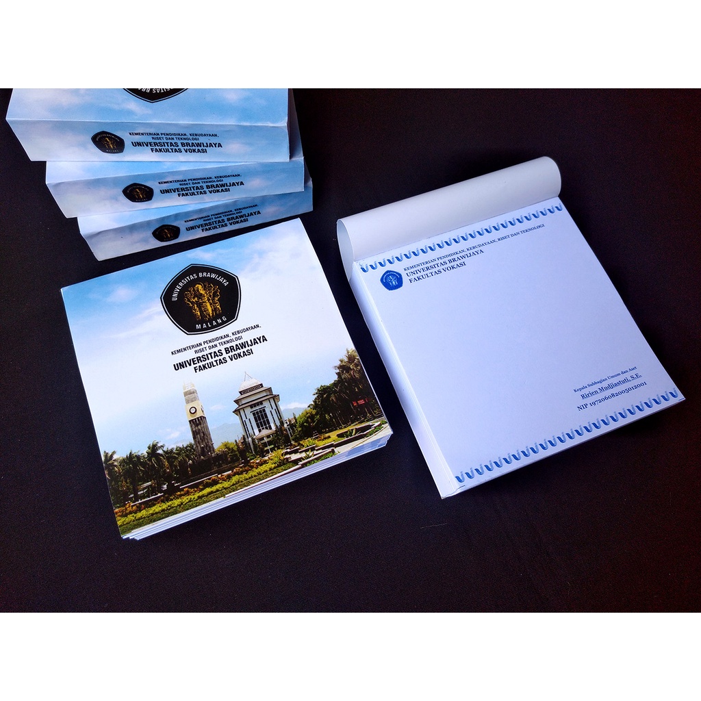 Jual BLOCKNOTE CUSTOM A5 MURAH SOUVENIR SEMINAR/BRANDING/PERNIKAHAN ...