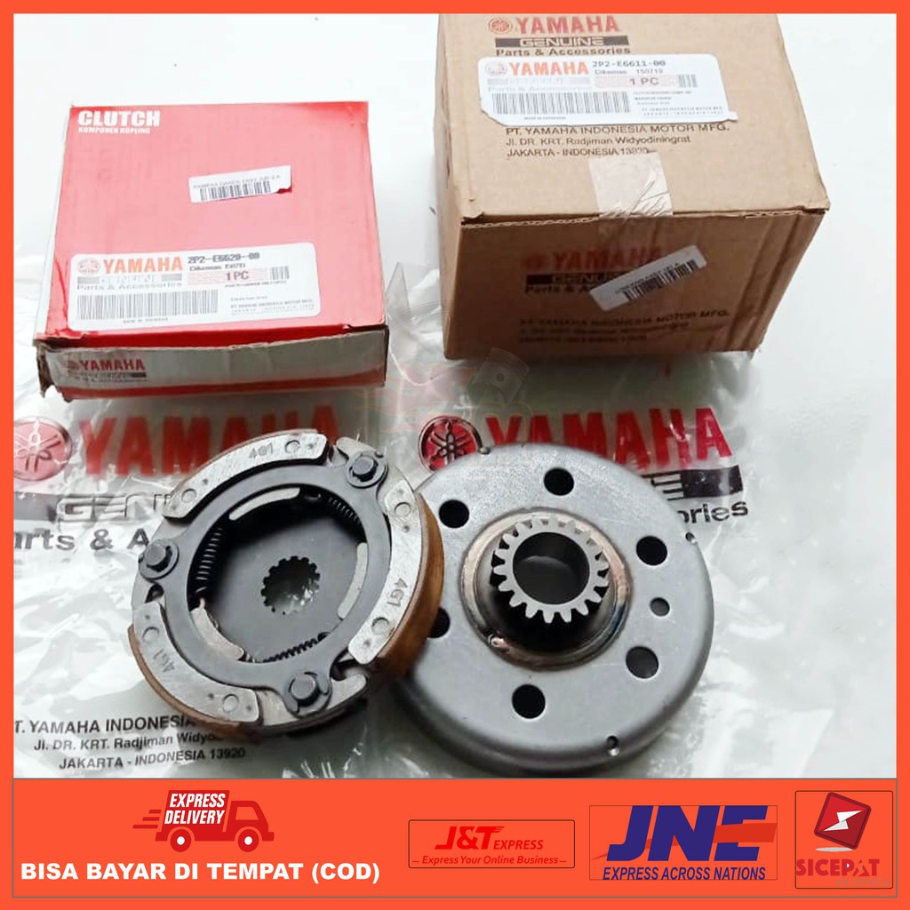 Jual ORIGINAL MANGKOK RUMAH GANDA DAN KAMPAS GANDA ASSY 2P2 KOPLING ASLI ORIGINAL YAMAHA ...