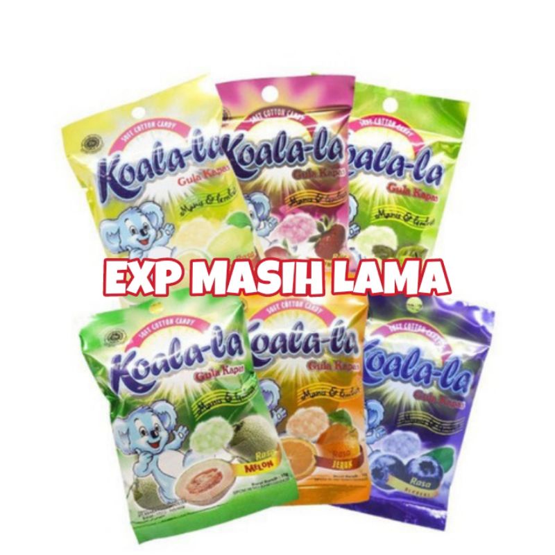 Jual Permen Koala-La Kapas Soft Cotton Candy - Netto 10 gr Permen Kapas ...