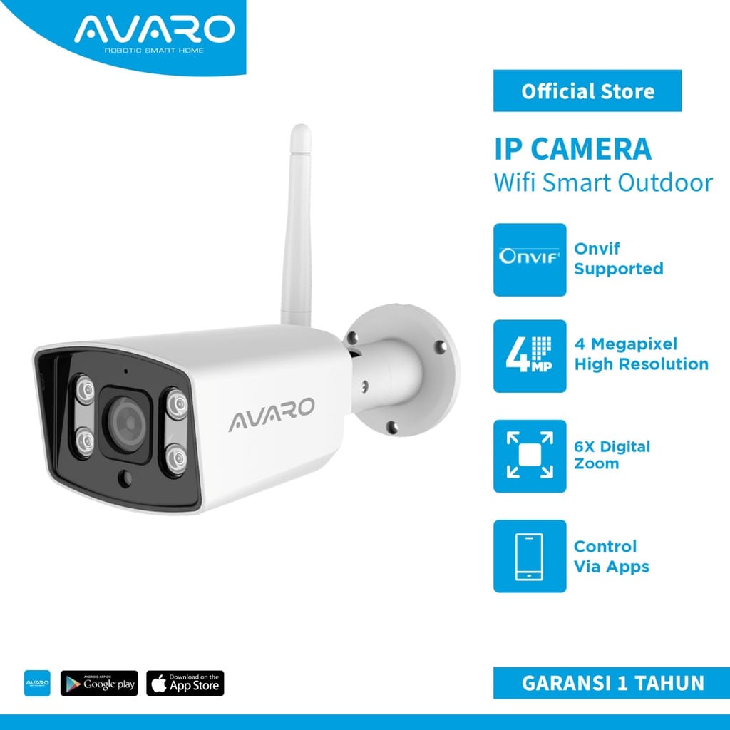 Jual AVARO SMART WiFi IP CAMERA OUTDOOR 4MP | Shopee Indonesia