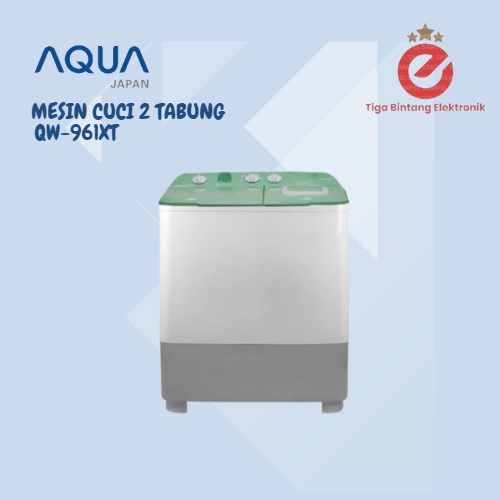 Jual Mesin Cuci 2 Tabung Aqua QW 961XT (9KG) | Shopee Indonesia