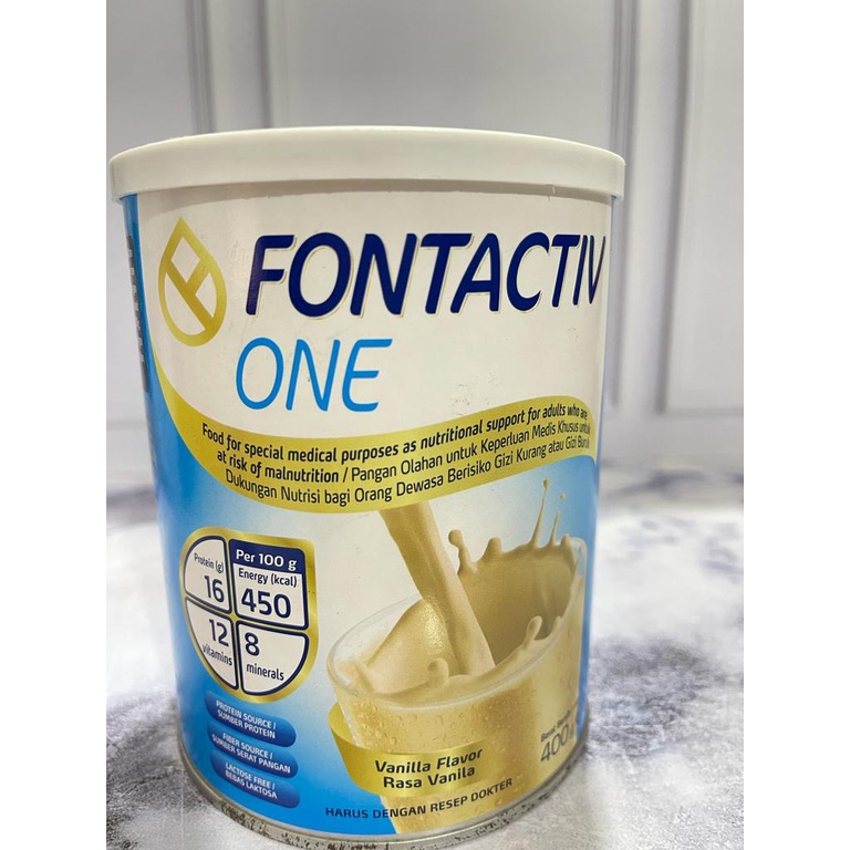 Jual FONTACTIV ONE VANILA 400G | Shopee Indonesia