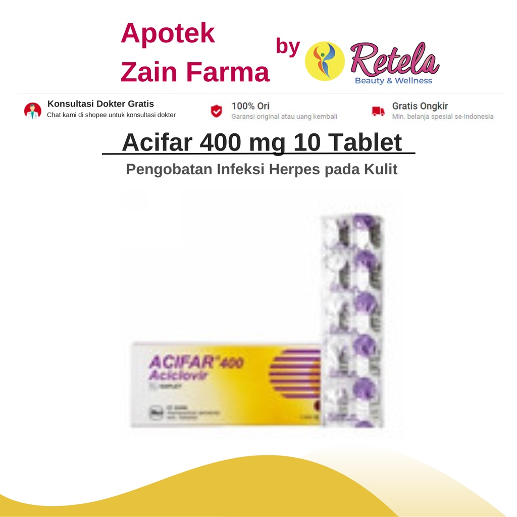 Jual ACIFAR 400MG KAP 30`S | Shopee Indonesia