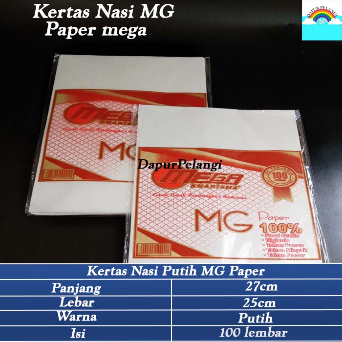 Jual Kertas Nasi / Kertas Nasi Putih / Kertas Nasi KFC / KN Mega Paper | Shopee Indonesia