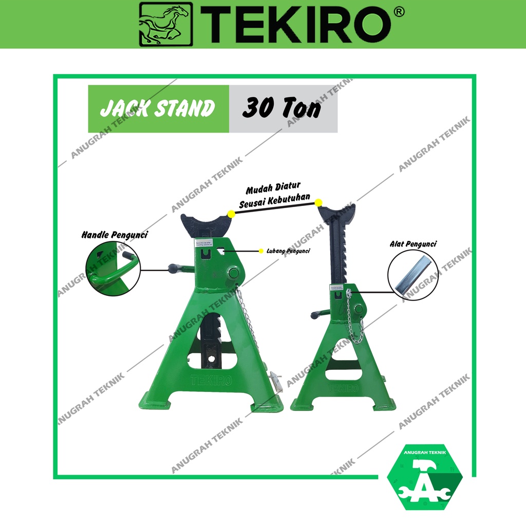 Jual Tekiro Jack Stand 3 Ton Double Locking | Shopee Indonesia