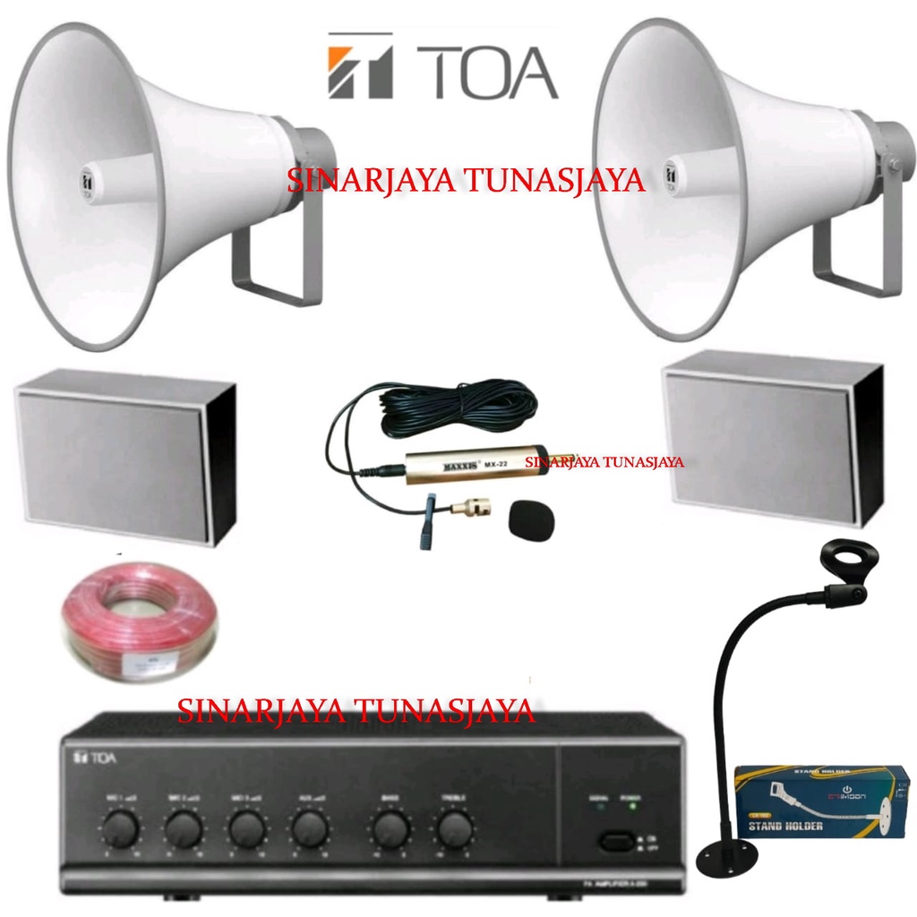 Jual PAKET TOA SPEAKER LUAR DAN DALAM PAKET SOUND SYSTEM TOA MASJID DAN ...