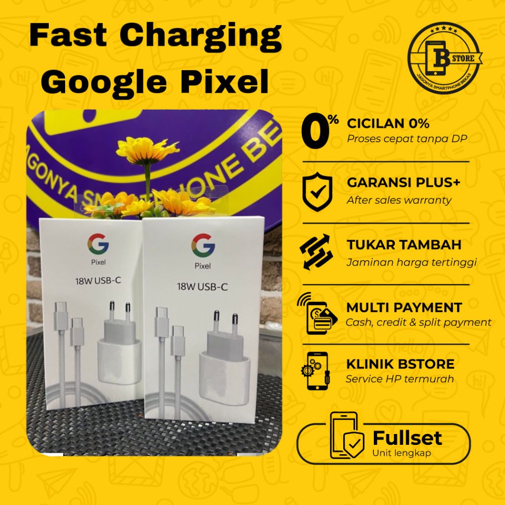 Jual Charger Google Pixel Fast Charging 18W USB-C - COD SMG | Shopee ...