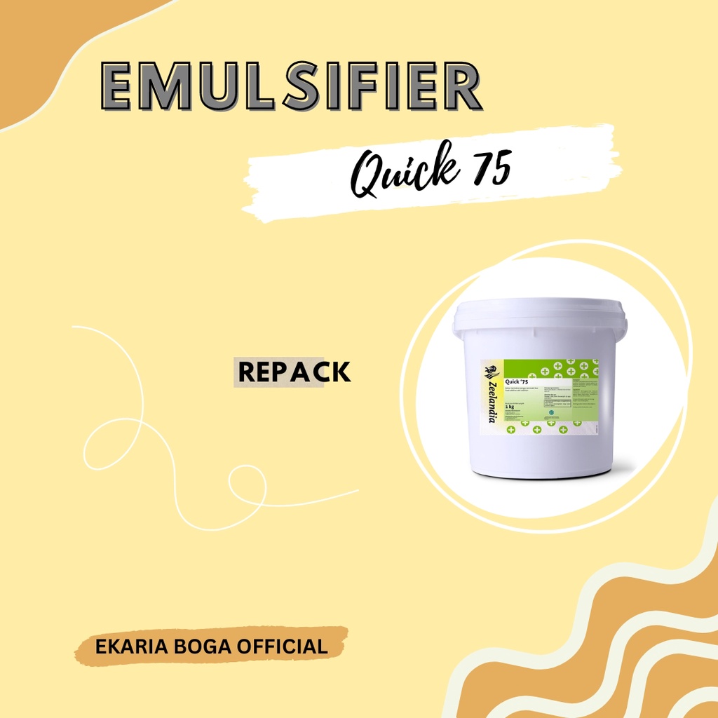 Jual EMULSIFIER | PENGEMULSI | CAKE GEL | SP | QUICK 75 KILOAN | Shopee ...