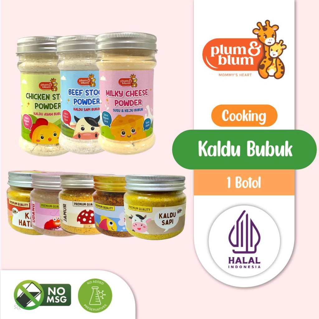 Jual Plum & Blum Kaldu Mpasi Kaldu Sapi Kaldu Ayam Kaldu Jamur - 100 ...
