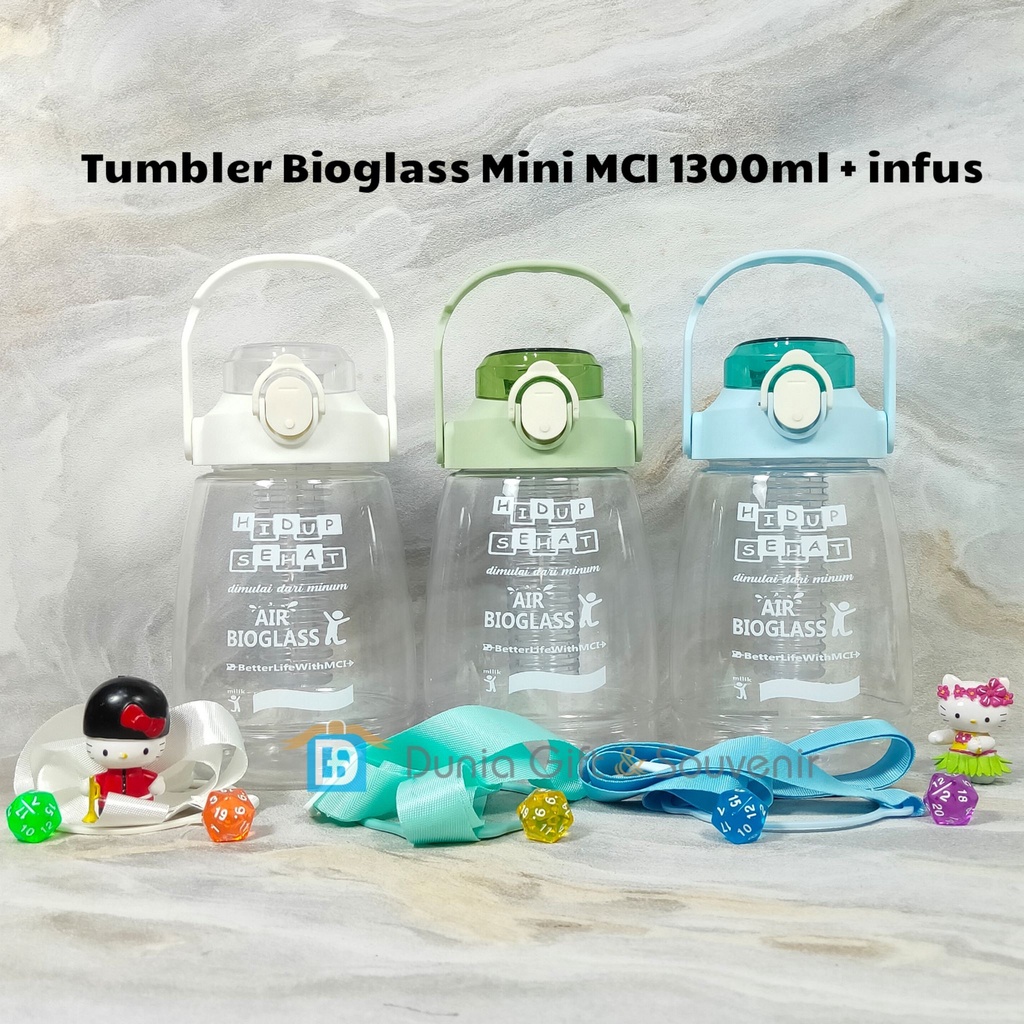 Jual Botol Bioglass Infuser 1300ml ~ Botol Biomini Non VSN + Stiker dan ...