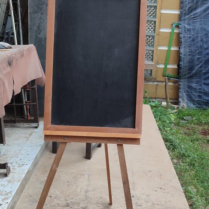 Jual Kia - Papan Tulis Kapur Blackboard Standing Papan Nama Kafe Ukuran ...