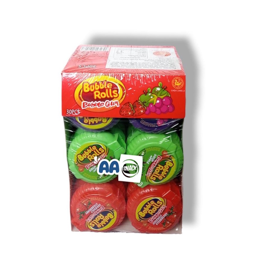 Jual PERMEN KARET BUBBLE ROLLS ISI 30 | Shopee Indonesia