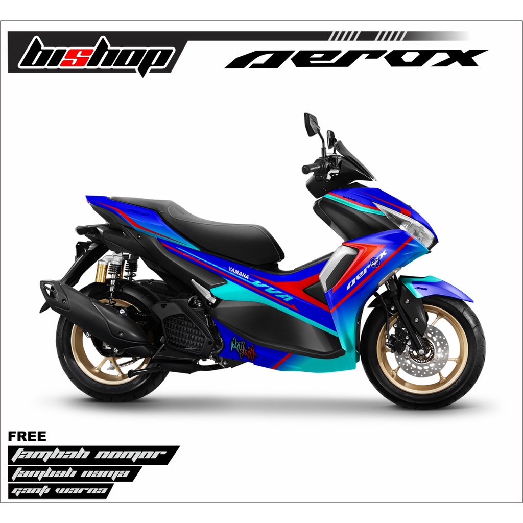Jual Decal sticker aerox connected fullbody grafis warna terbaru 2023 ...