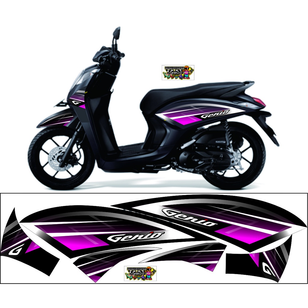 Jual Jual Striping GENIO - Stiker Motor Honda Genio Variasi - STRIPS ...