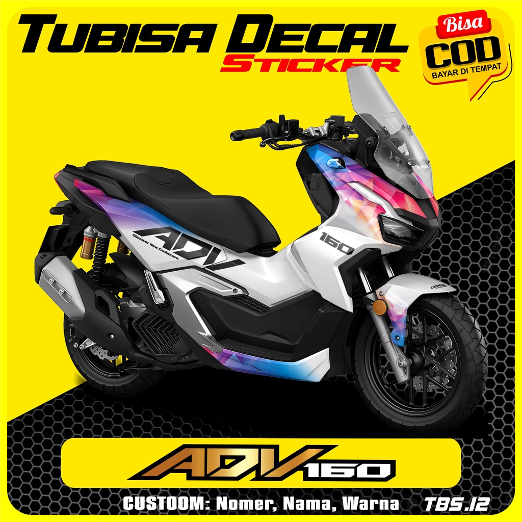 Jual Decal Sticker Striping Full Body ADV 160 Premium Racing. TBS.12 ...