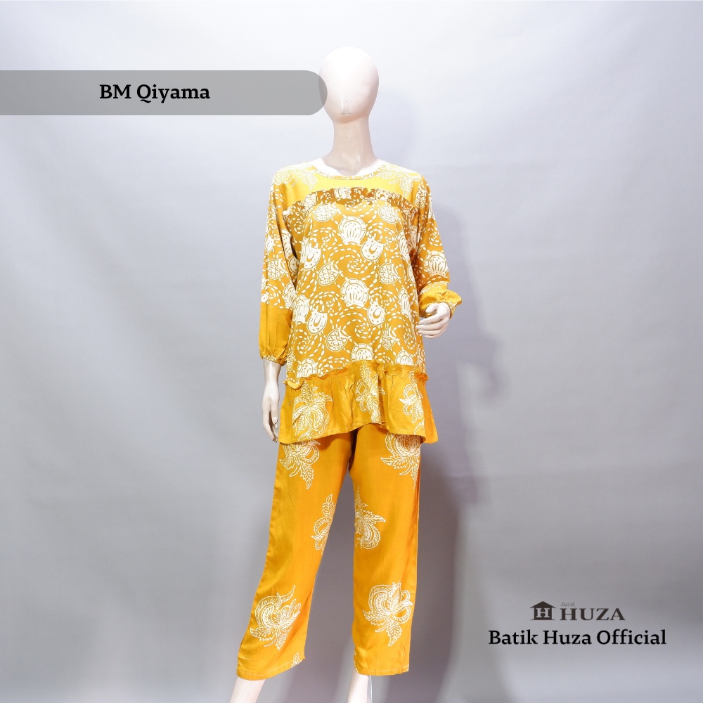 Jual Batik Huza Setelan Busana Muslim BM Qiyana | Shopee Indonesia