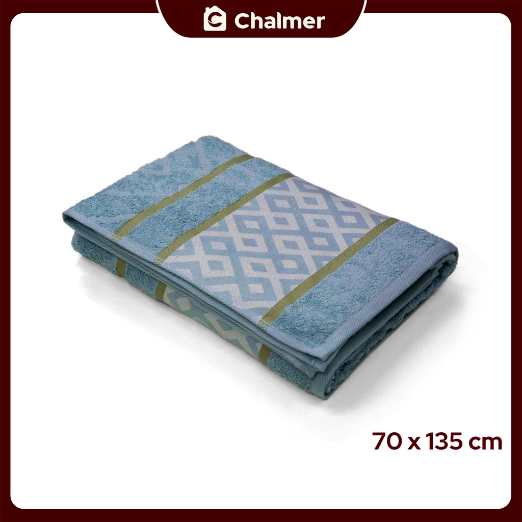 Jual Handuk Mandi Chalmer 70 x 135 cm Motif Diamond Handuk Mandi Dewasa ...