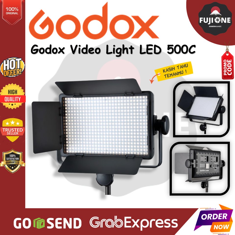 Jual LED Video Light GODOX 500C 500 C LAMPU FLASH STUDIO with ...
