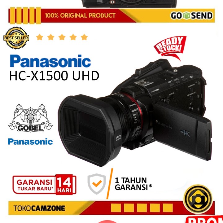 Jual Panasonic HC-X1500 UHD 4K HDMI Pro Camcorder Garansi Resmi ...