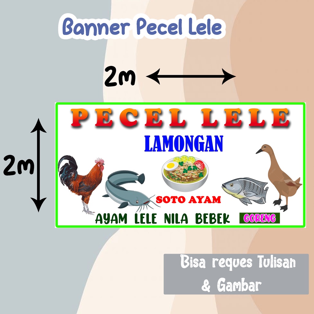 Jual CETAK BANNER PECEL LELE 2X1/ BACKDROP JUALAN PECEL LELE 2X1/BANNER ... Jual CETAK BANNER PECEL LELE 2X1/ BACKDROP JUALAN PECEL LELE 2X1/BANNER ...