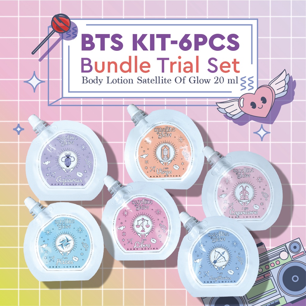 Jual BTS Kit - 6 PCS | Bundle Trial Set Body Lotion Satellite Of Glow ...